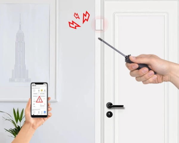 Magntic Door Alarm Sensor For Wireless Security Systems | Roombanker