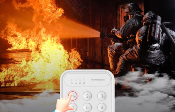 Wireless Alarm Siren For Home Security, Motion-activated Loud Horn With ...