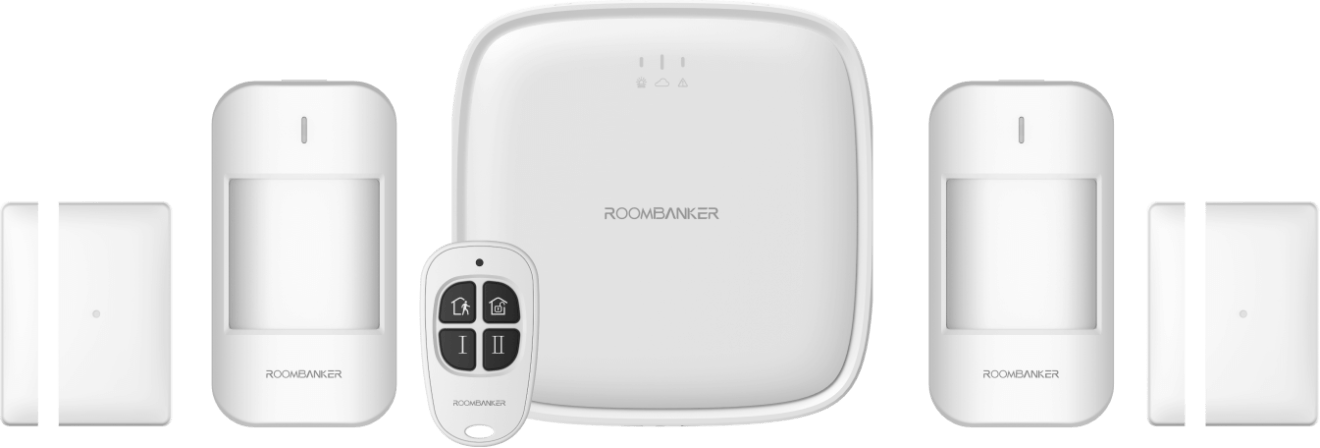 Wireless Home Security Alarm Kit For DIY Home Security Systems | Roombanker