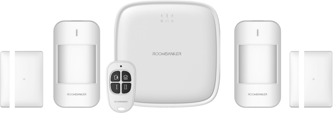 Wireless Home Security Alarm Kit For DIY Home Security Systems | Roombanker