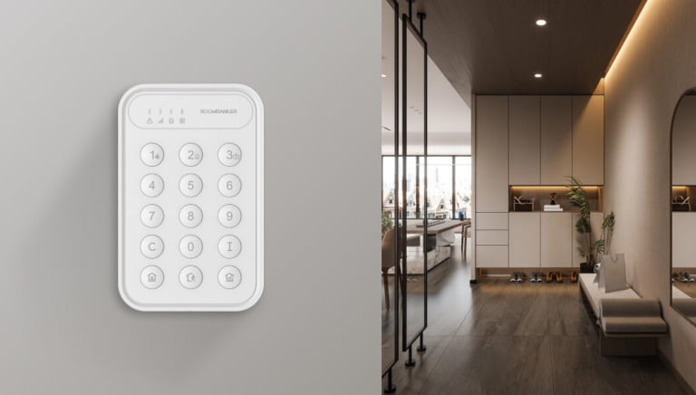 Wireless Security Alarm Keypad For Homes | Roombanker