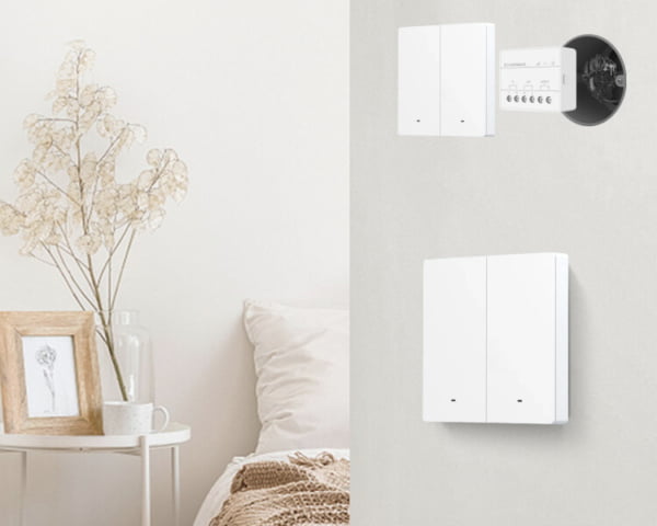 Smart Wall Switch Wireless, Remote Control Via Mobile App | Roombanker